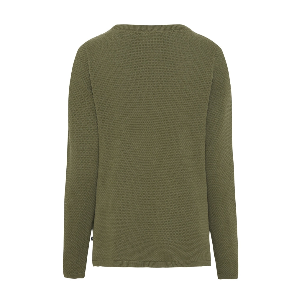 Frida Bubble Knit - Army Grøn – sea-ranch.eu